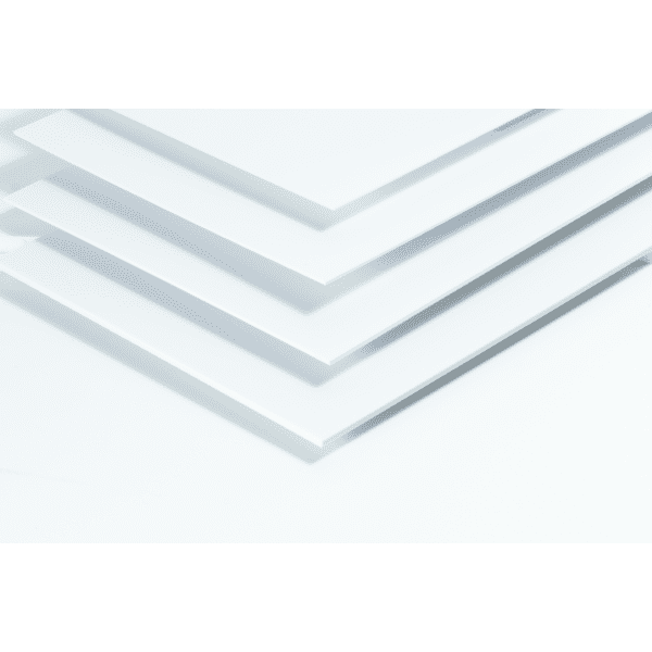 White Styrene 1,0x194x320mm - Materialbutiken.se